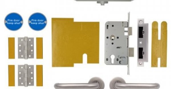 Union Fire Door Kit for use on FD30 or FD60 rated timber fire doors