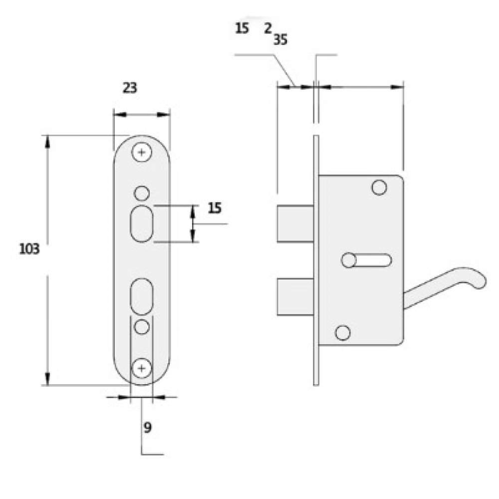 Hooply Auxiliary Lock For Container Doors
