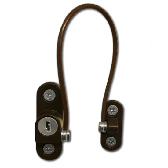 Asec Mini Locking Cable Window Restrictor 100mm