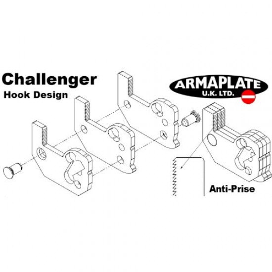 Armaplate Hook Lock Cargo Area Kit To Suit Ford Custom From 2012 Onwards