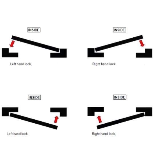 Winkhaus Trulock+ Pyro 2 Hook Split Spindle 20mm Radius