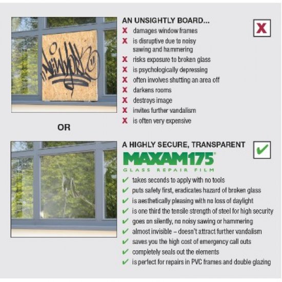 Maxam Glass Repair Film