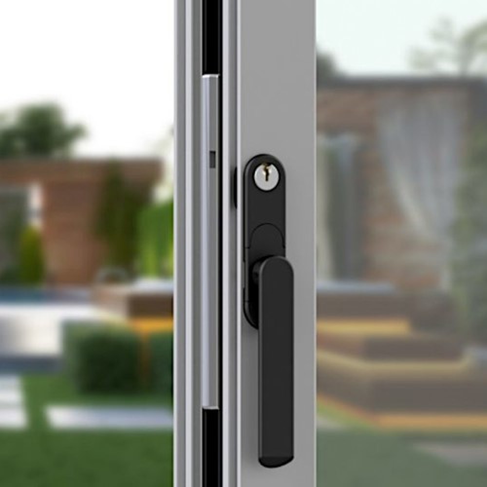 Debar Velte Bi-Fold Door Handle With Integrated Lock