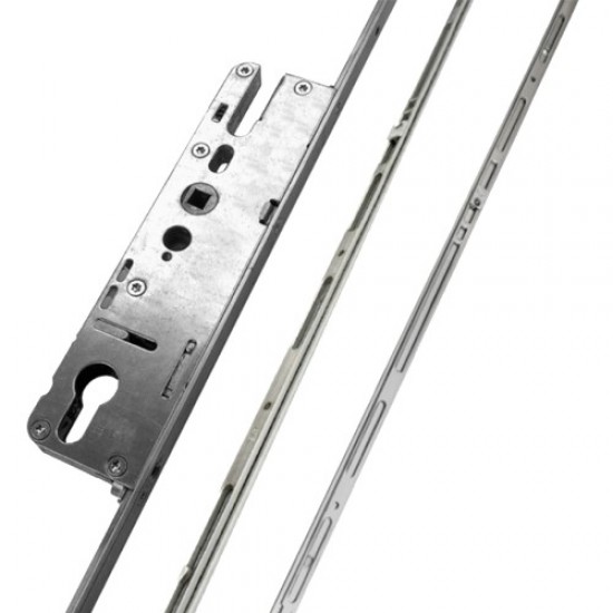 Elite French Door Slave Lever Operated Latch & Deadbolt Single Spindle