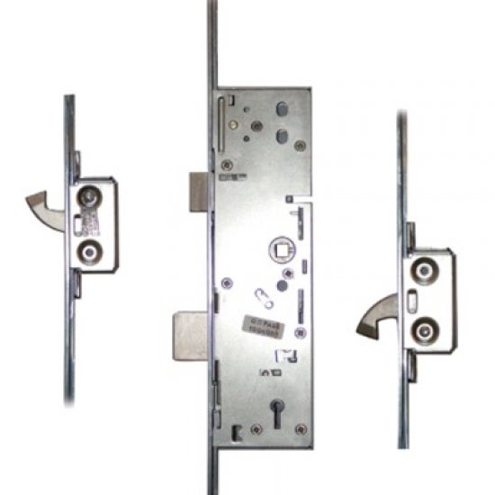 Vectis Lever Operated Latch Hookbolt Split Spindle 20mm Radius 2 Hook