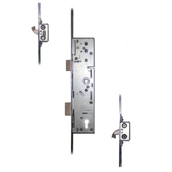 Era Split Spindle Multipoint Lock 20mm Faceplate 2 Large Hooks