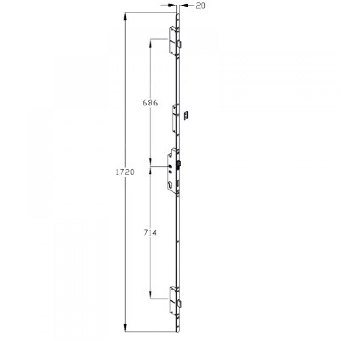 Fulex Fire Door Slam Shut Lock