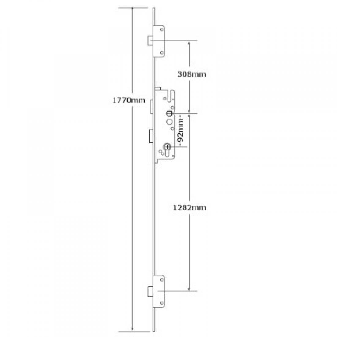 GU Secury Auto A2 1770 Multipoint Lock