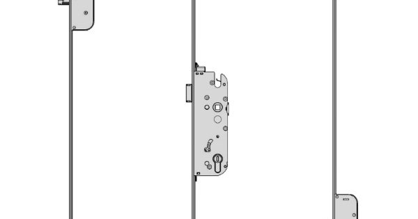 GU Secury Auto Panic E U-Rail Multipoint 2 Deadlocks