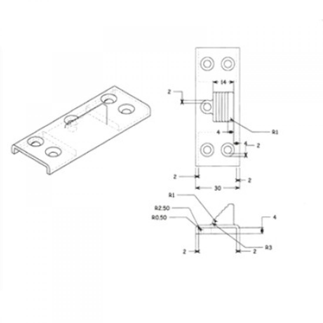 Mila Non Rout Hinge Protector