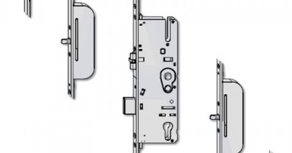 Maco Protect Latch & Deadbolt Multipoint Lock With Finger Bolt