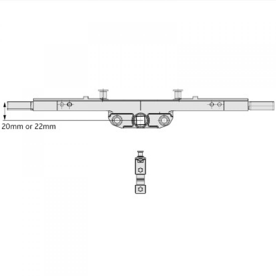 Maco MK II Non-Croppable Shootbolt Window Gearbox