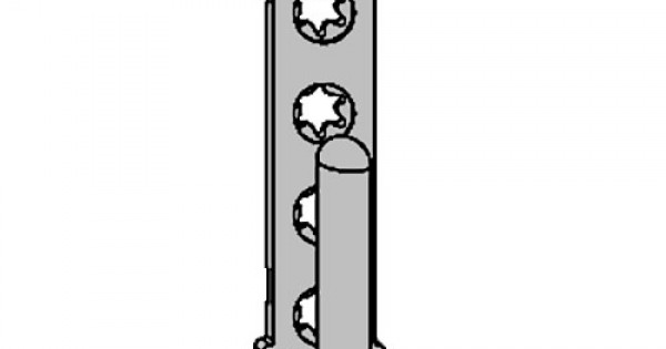 Maco TBT Pivot Post 52483 With 3mm Positioning Pin To Suit UPVC