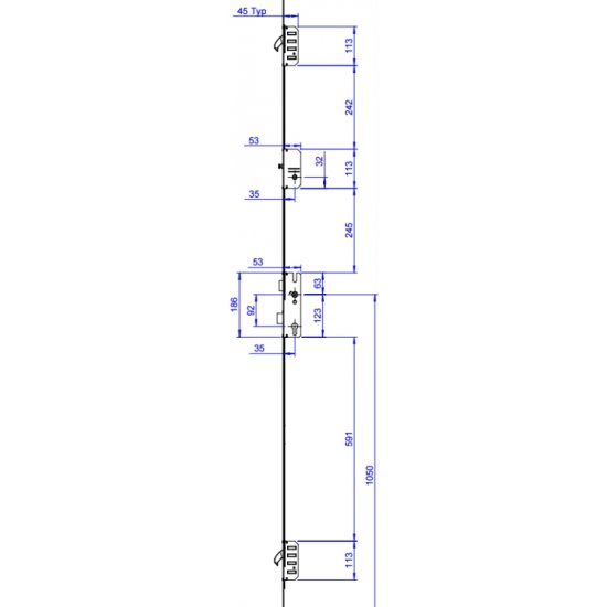 Winkhaus Entryguard AV2 Multipoint Lock