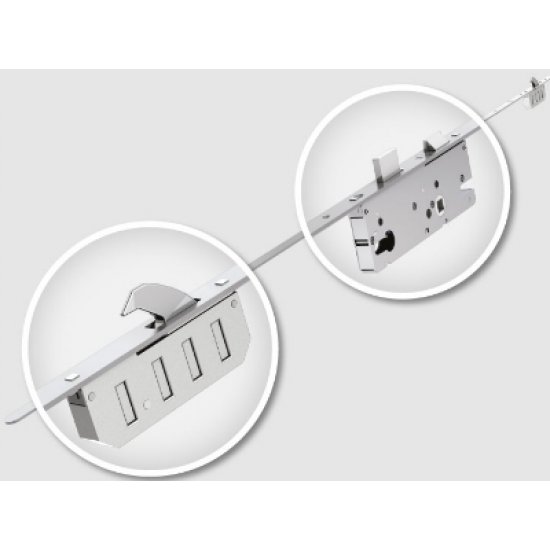 Winkhaus Cobra Keywind Split Spindle Multipoint Lock - 4 Hook
