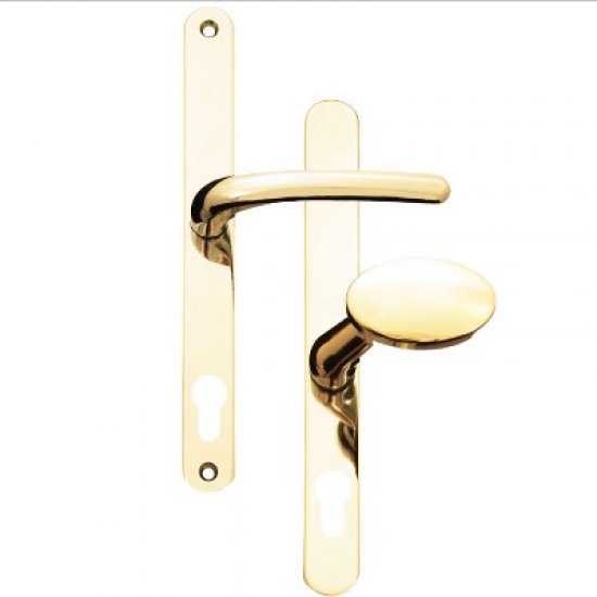 offset lever pad handle