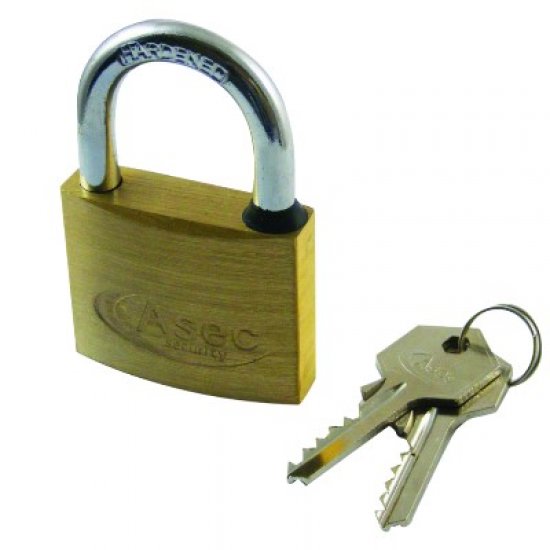 Master Keyed Open Shackle Brass Padlock