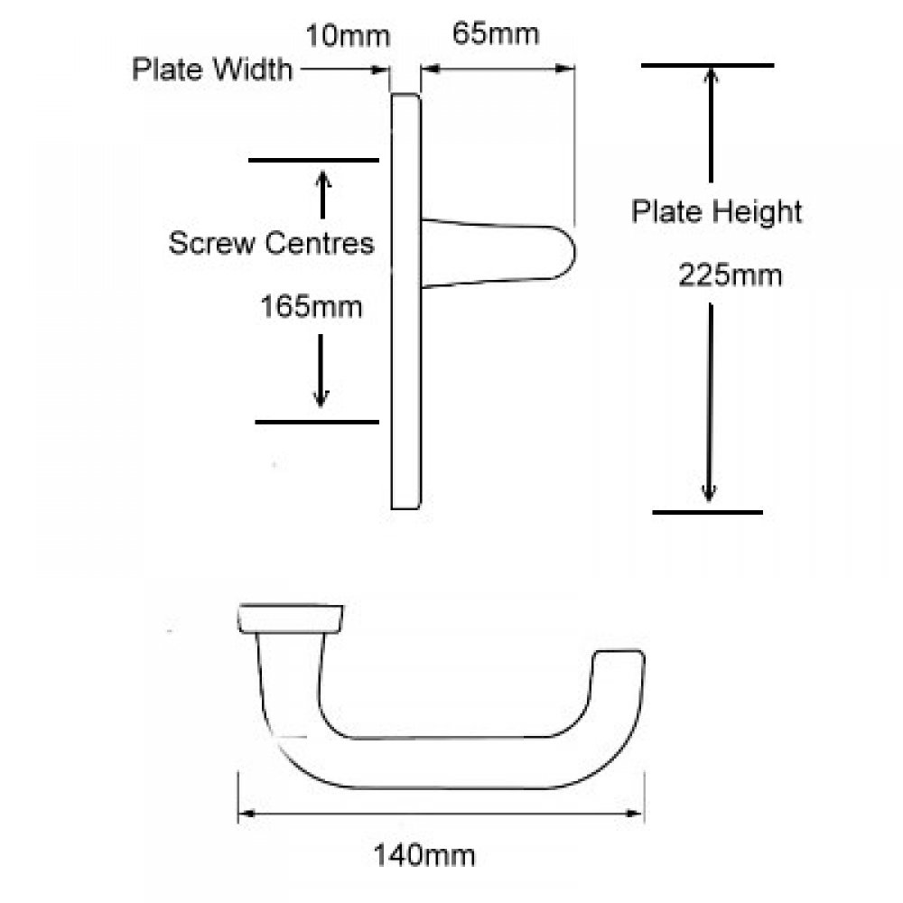 Universal Radar Toilet Door Lock