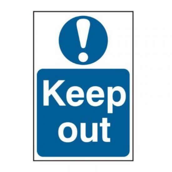Keep Out Sign
