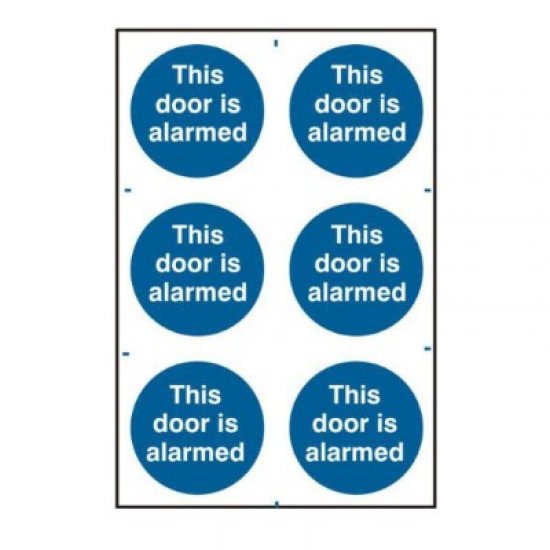 This Door Is Alarmed Sign