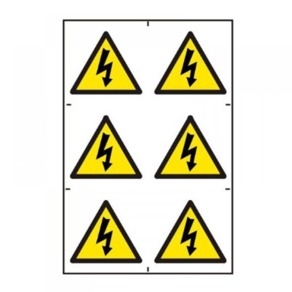 Electrical Warning Symbol Sign