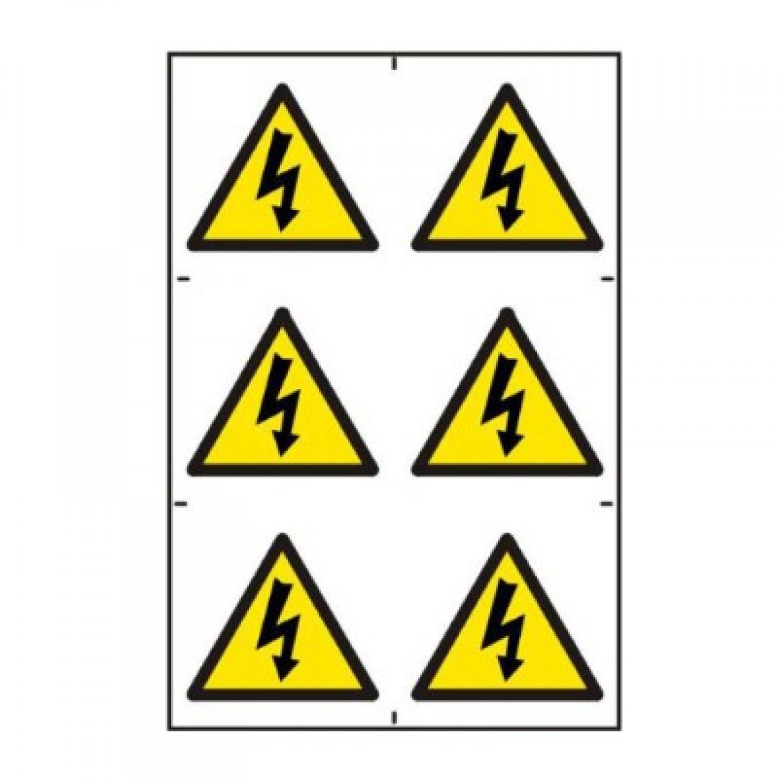 Electrical Warning Symbol Sign