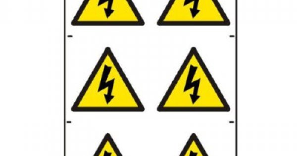 Electrical Warning Symbol Sign