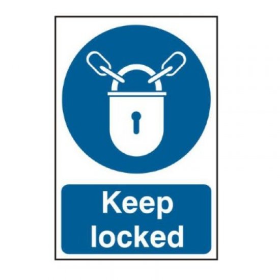 Keep Locked Sign