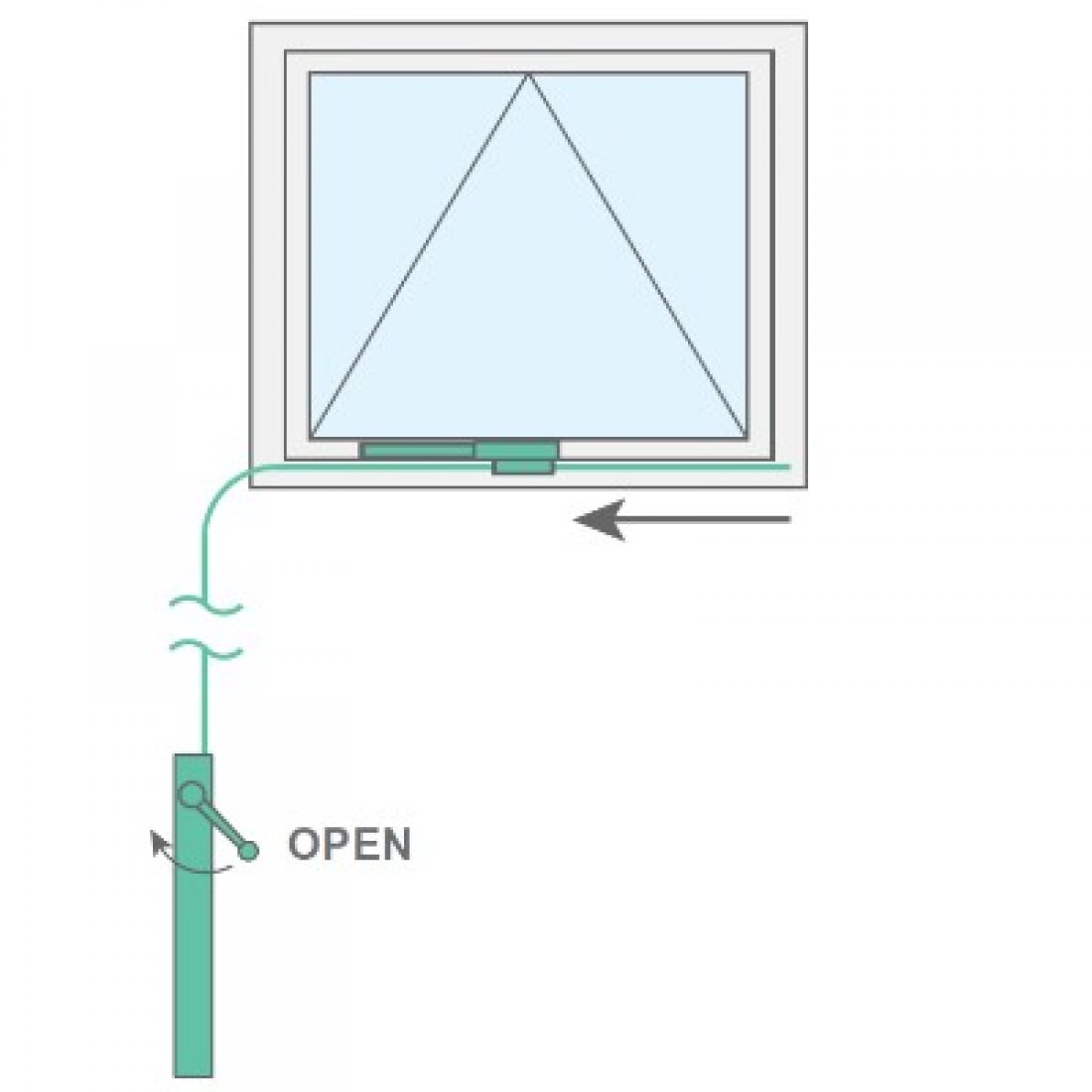Geze OL Line 250 Manual Chain Window Opener