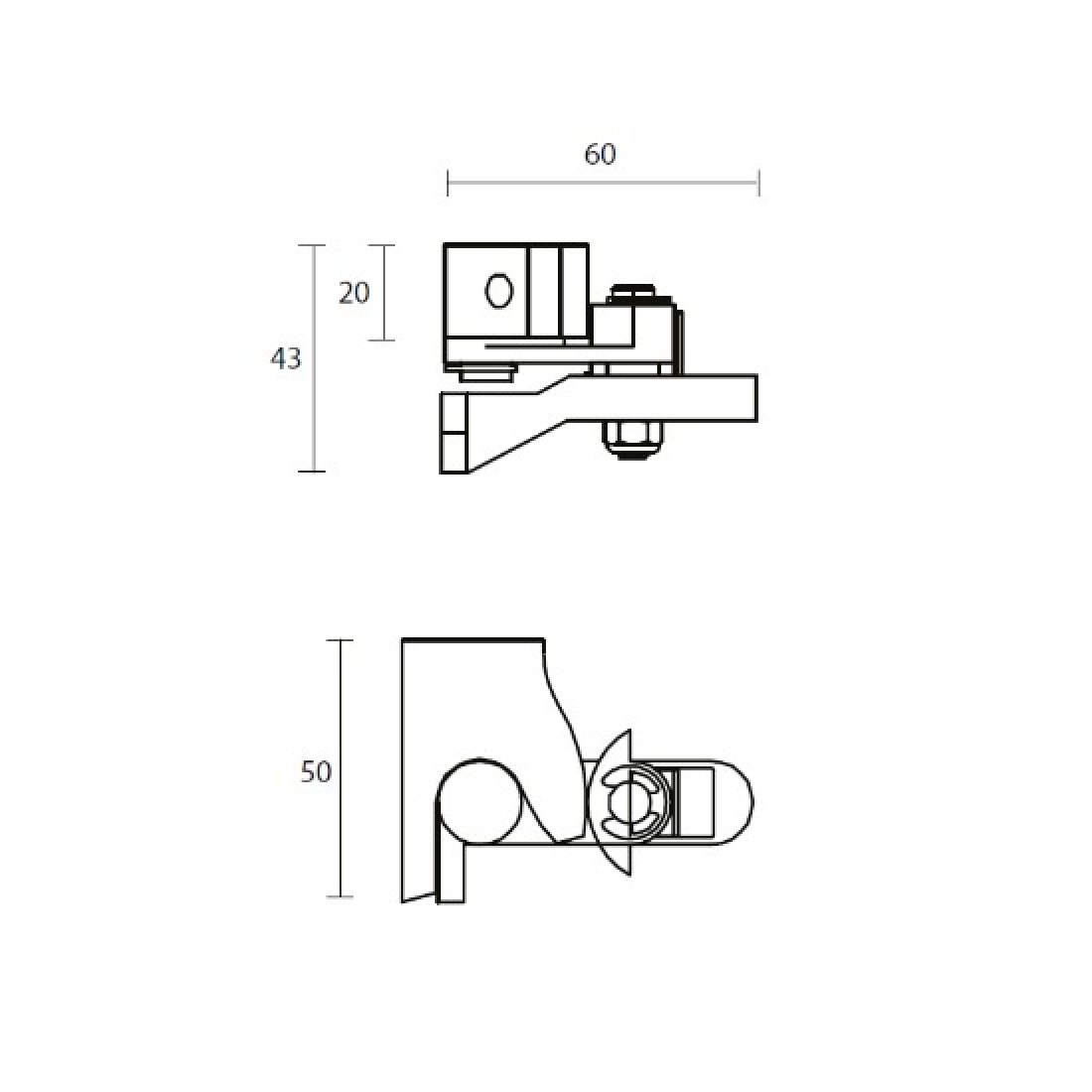 Geze OL Line Manual Locking Window Opener