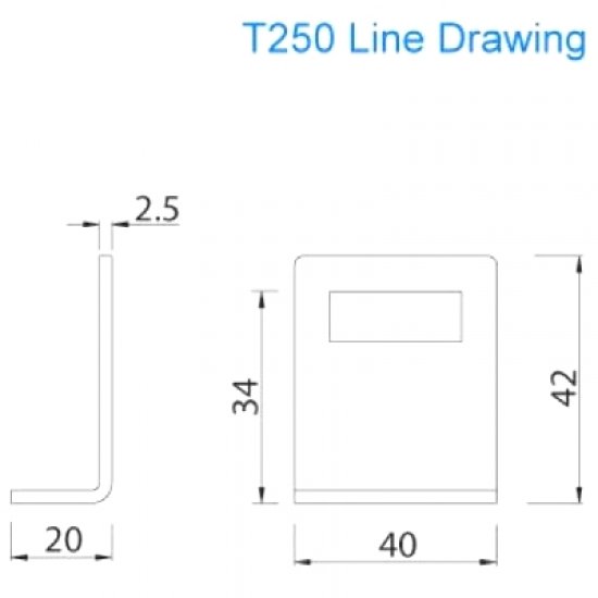 Toilet cubicle Indicator Bolt Angle Keep