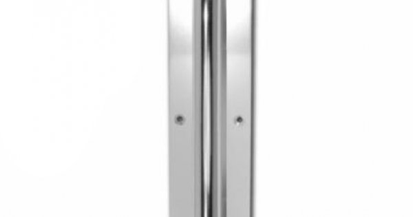 Plate Mounted Polished Aluminium Pull Handle
