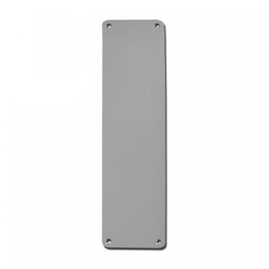 Dortrend 75mm Wide Rounded Aluminium Finger Plate