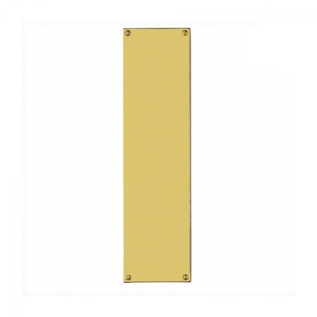 Victorian 70mm Wide Polished Brass Finger Plate