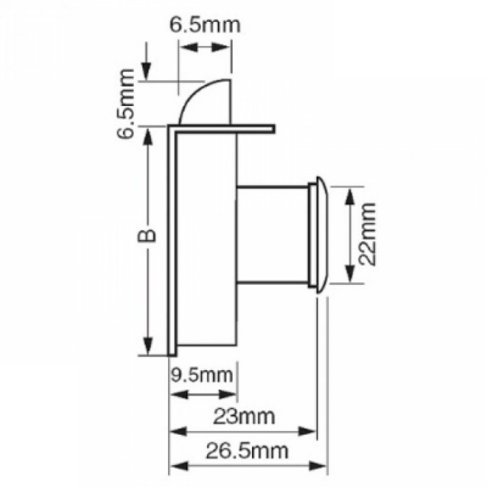 Union 4138 Cylinder Springbolt Cut Cupboard Till Lock