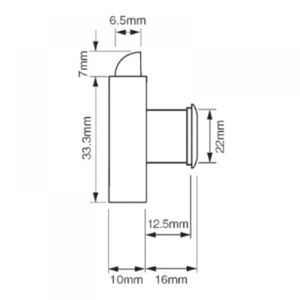 Cylinder Springbolt Cupboard and Till Lock