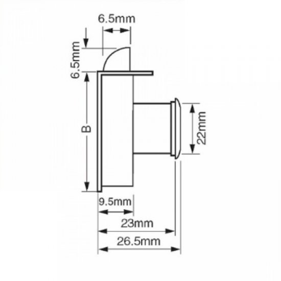 Union 4137 Cylinder Cut Cupboard Drawer Lock