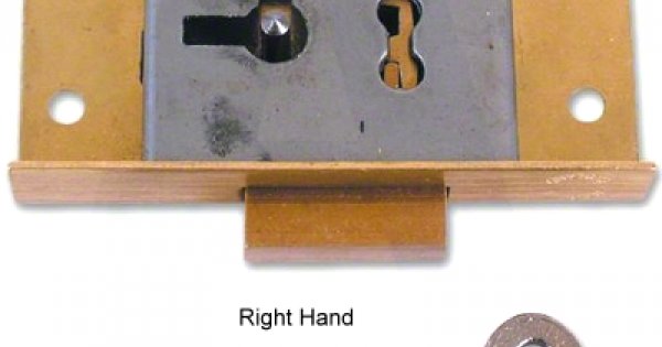 Cut Cupboard Lock 1 Lever