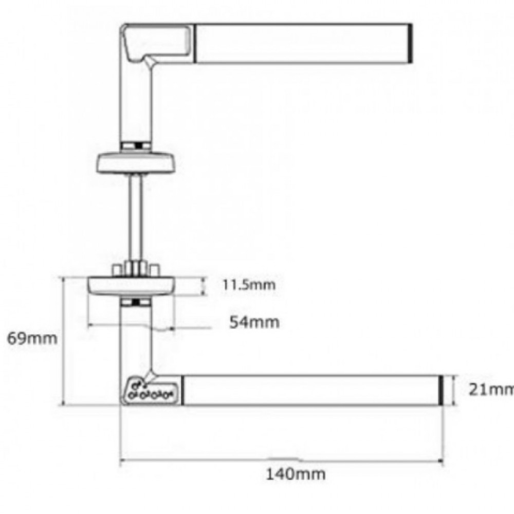 Assa Abloy 8812 Code handle To Suit DIN Standard Locks