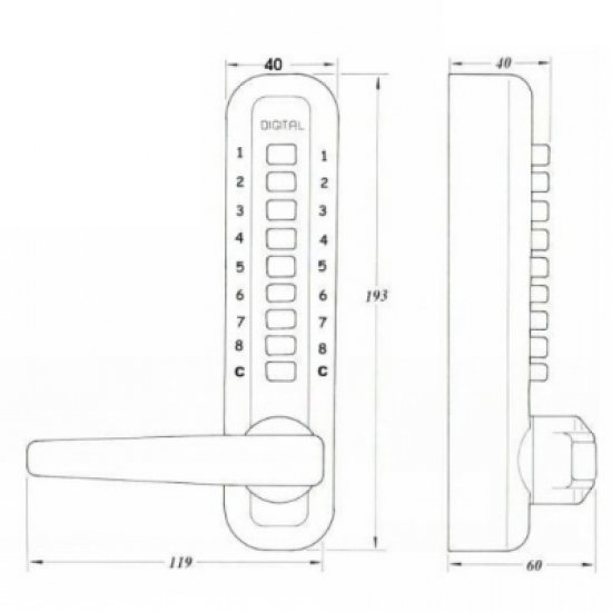 Super 8 Digital Lock