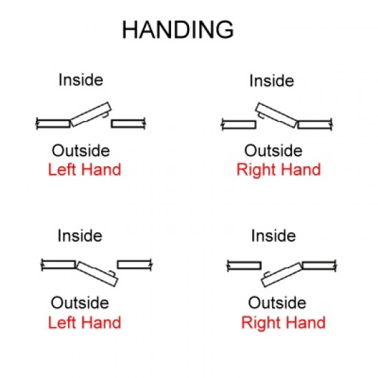 Simplex L1011 Version Rim Digital Lock With Lever Handle