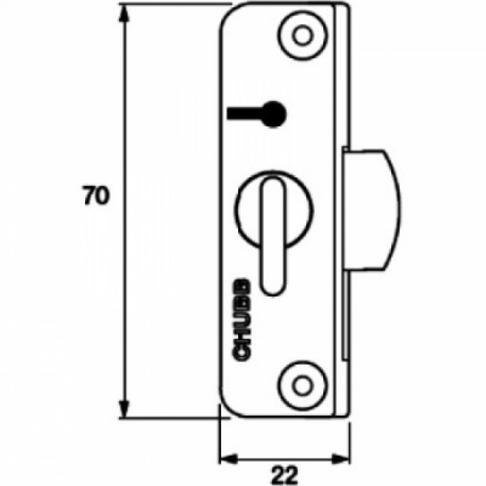 Yale 8K100 Metal Wooden Window Lock