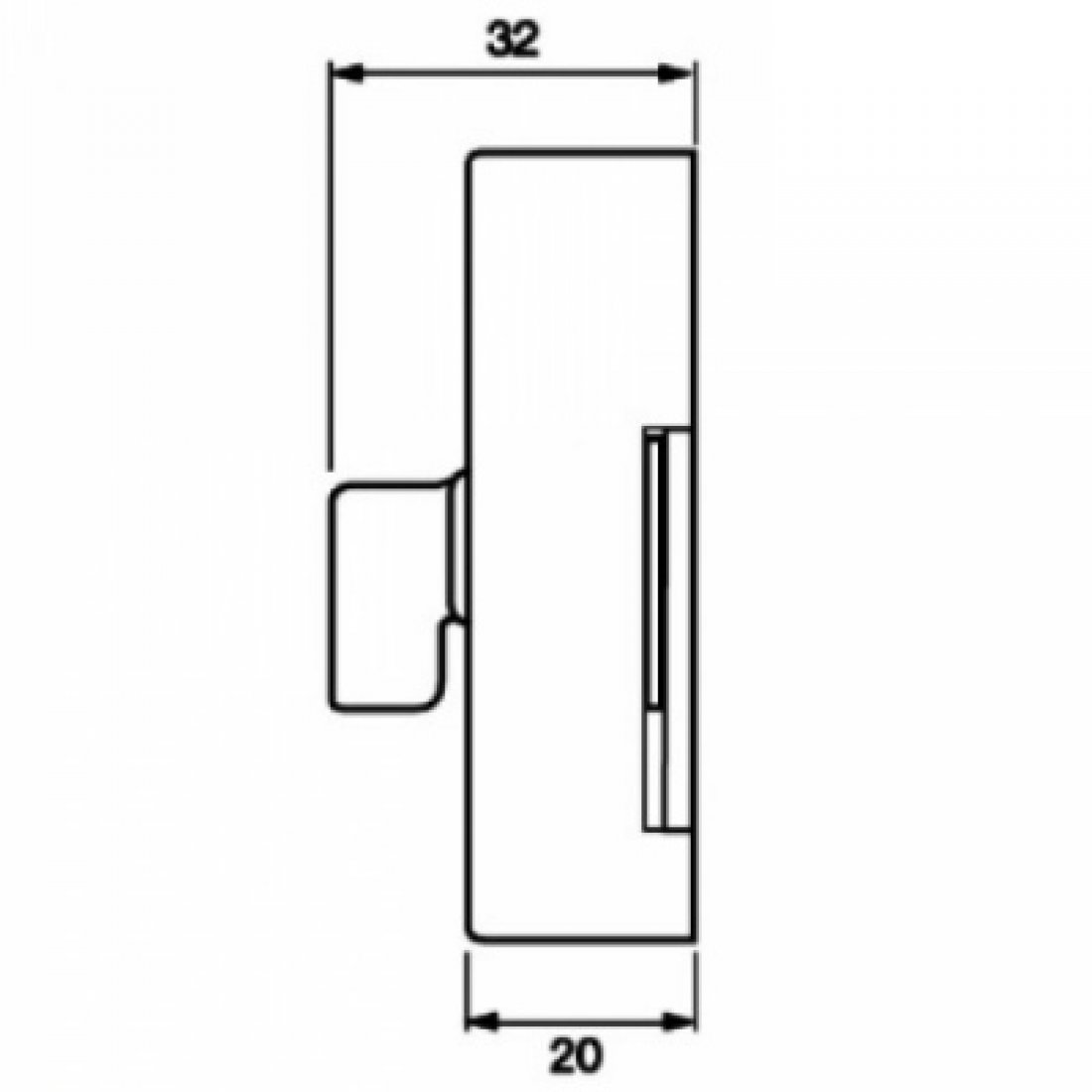 Yale 8K100 Metal Wooden Window Lock