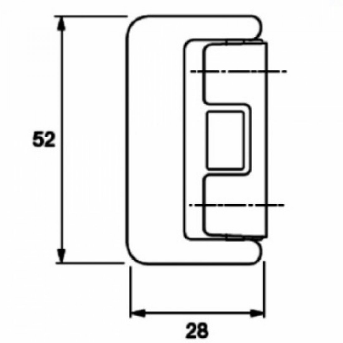 Chubb-Yale 8K101 Wooden Casement Window Lock