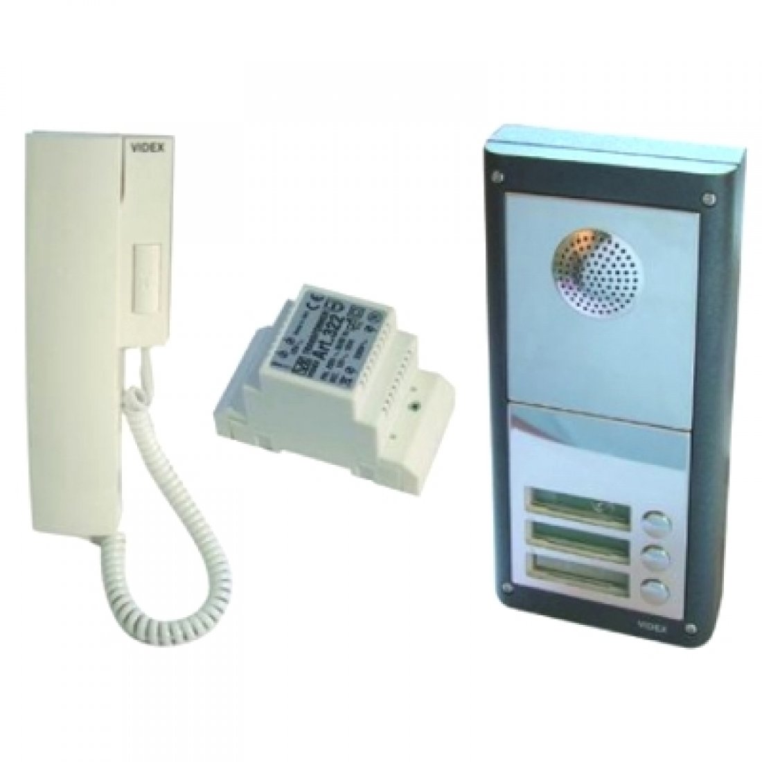 VidexSecurity 4K1S One Way Surface Mount Audio Intercom Kit