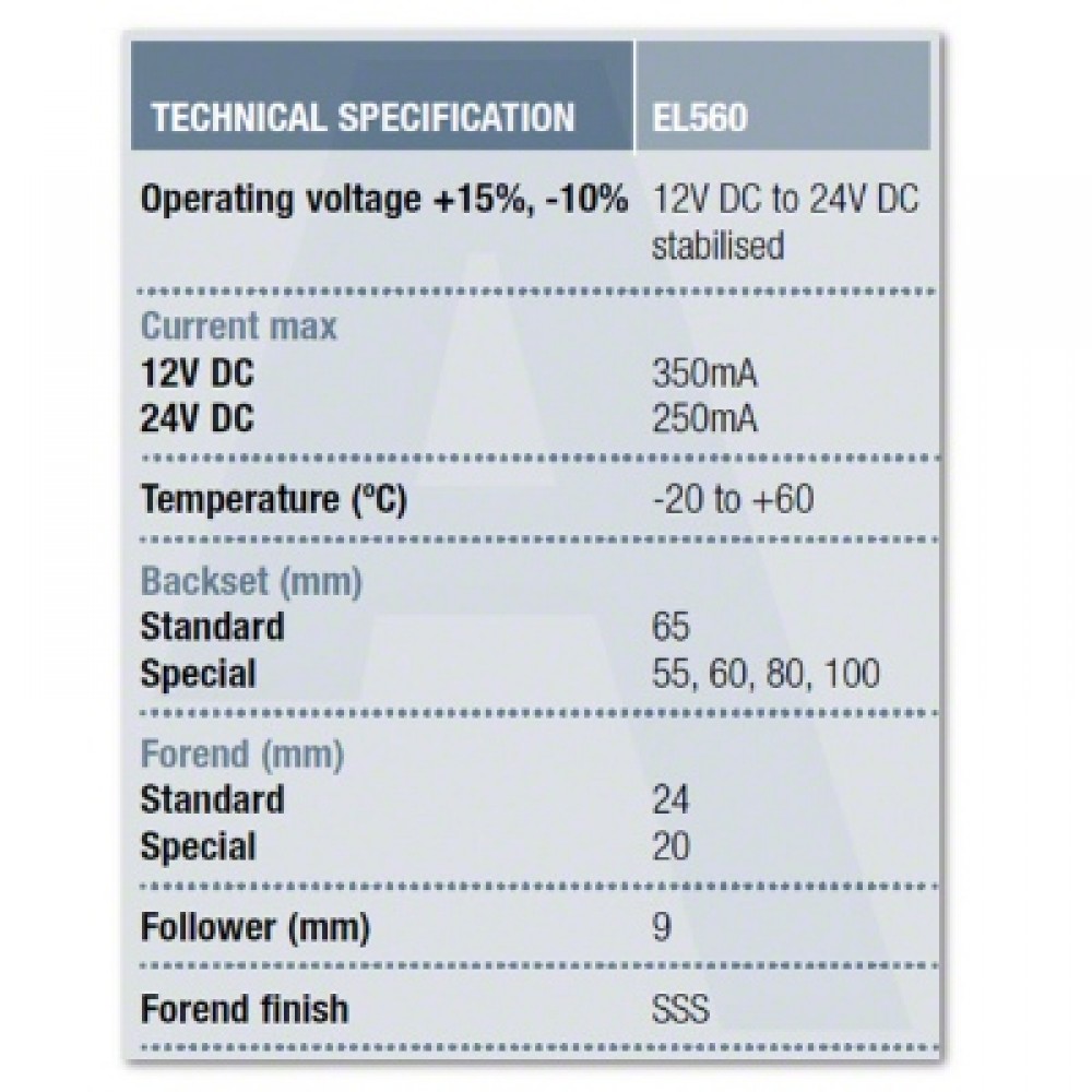 Abloy EL560 Electric Lock