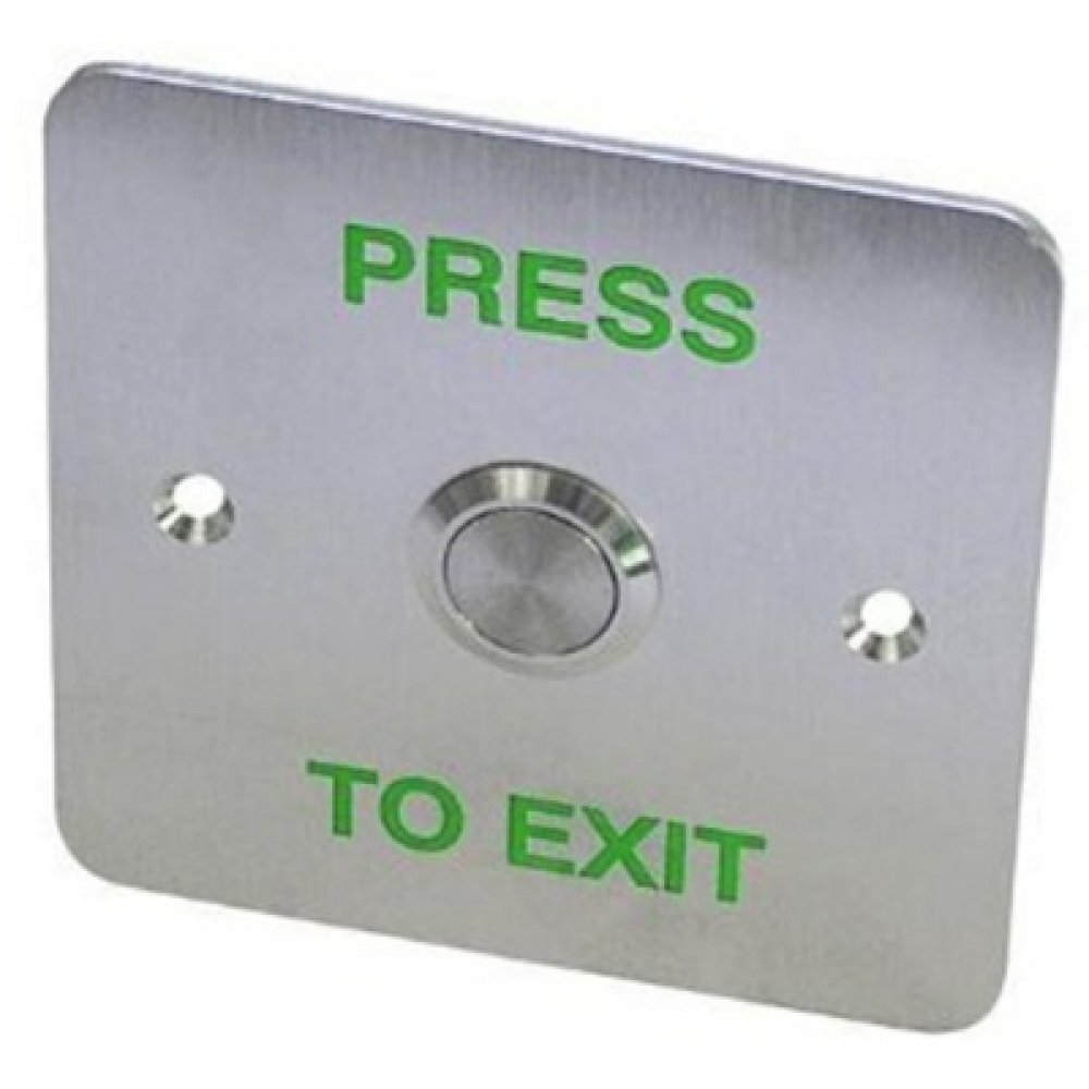 Stainless Steel Surface 1 Gang Exit Button