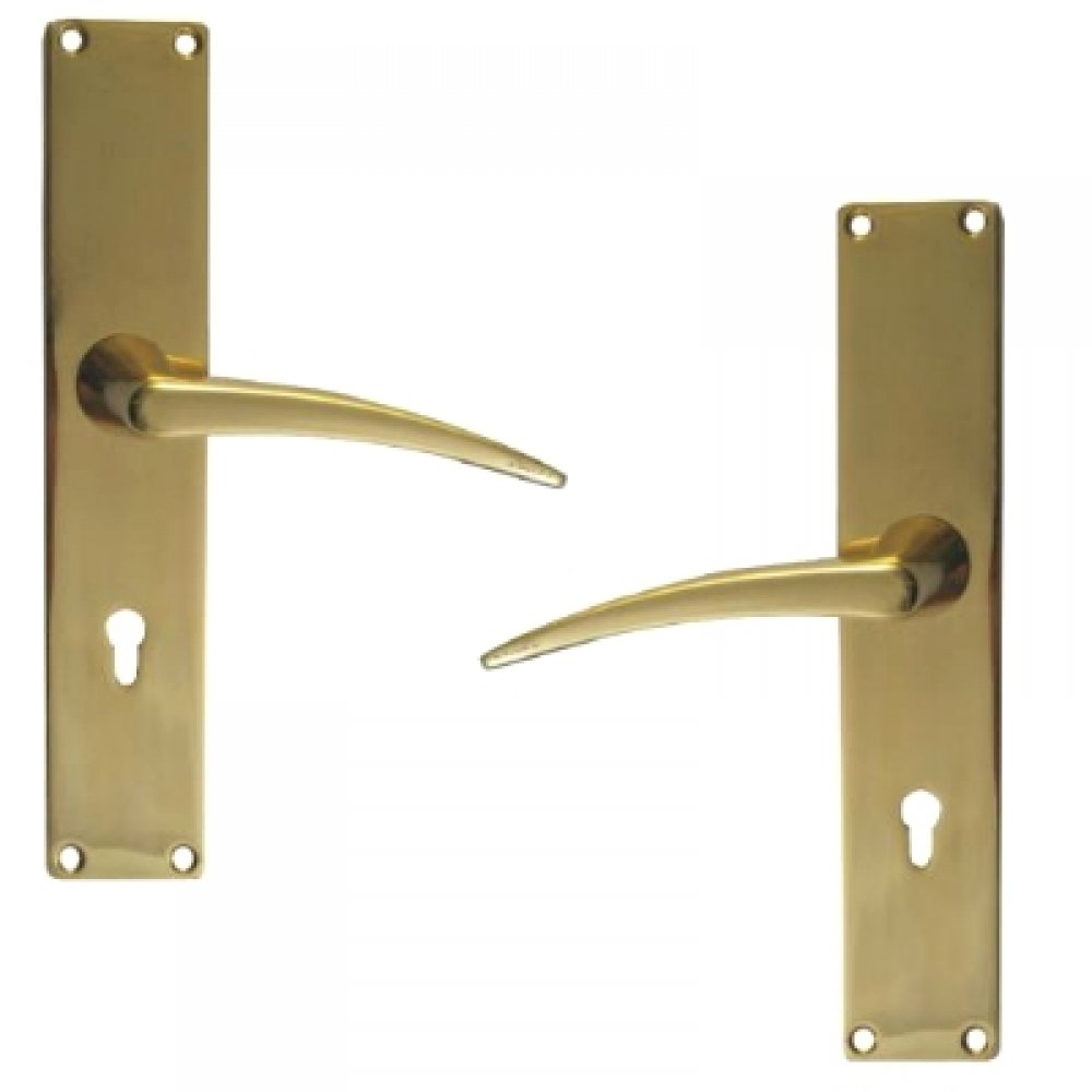 Plate Mounted Lever Door Handle To Suit Chubb 3K70