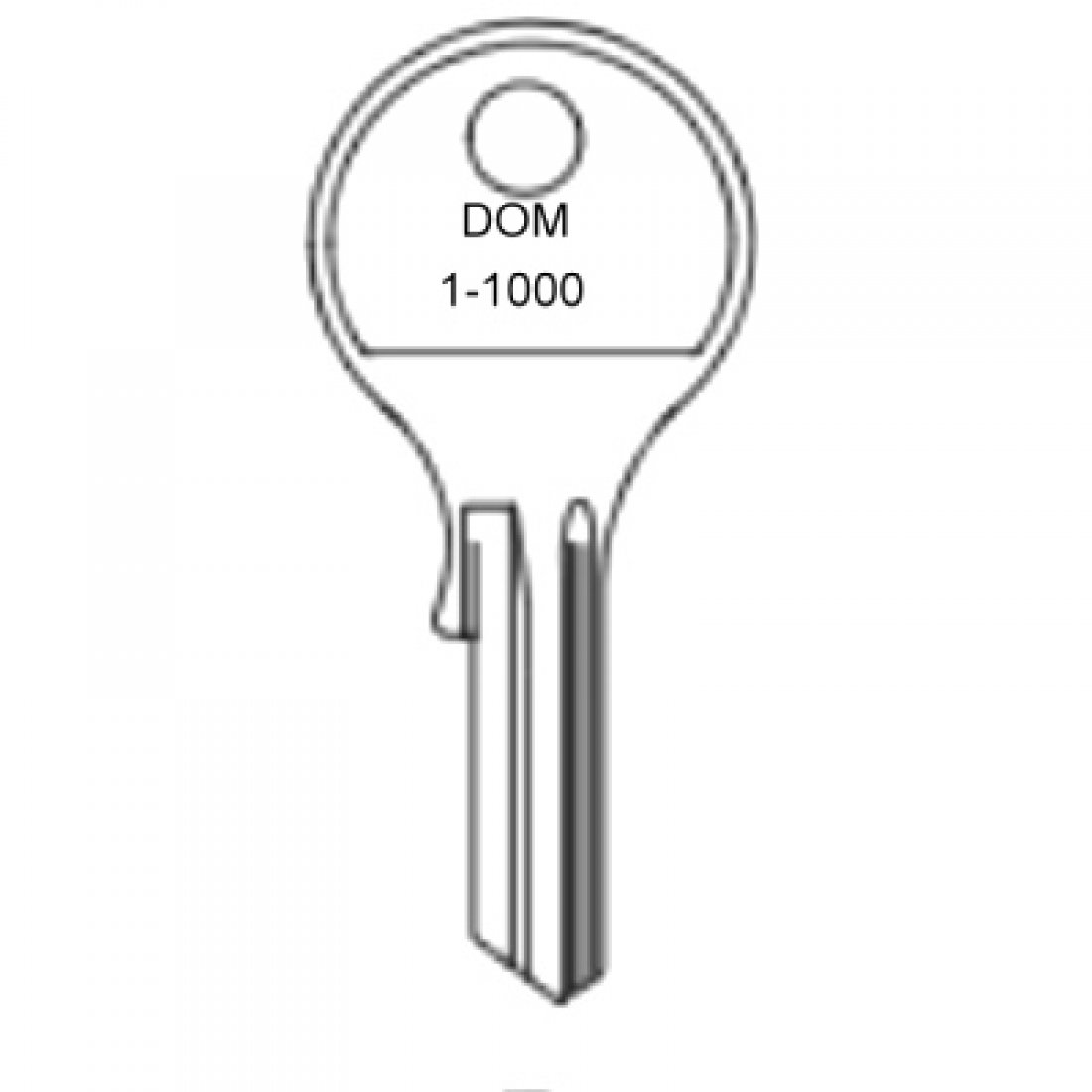 Dom 1-1000 Series Cabinet Keys
