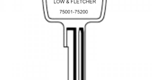 Lowe and Fletcher 75001 to 75200 Cabinet Keys